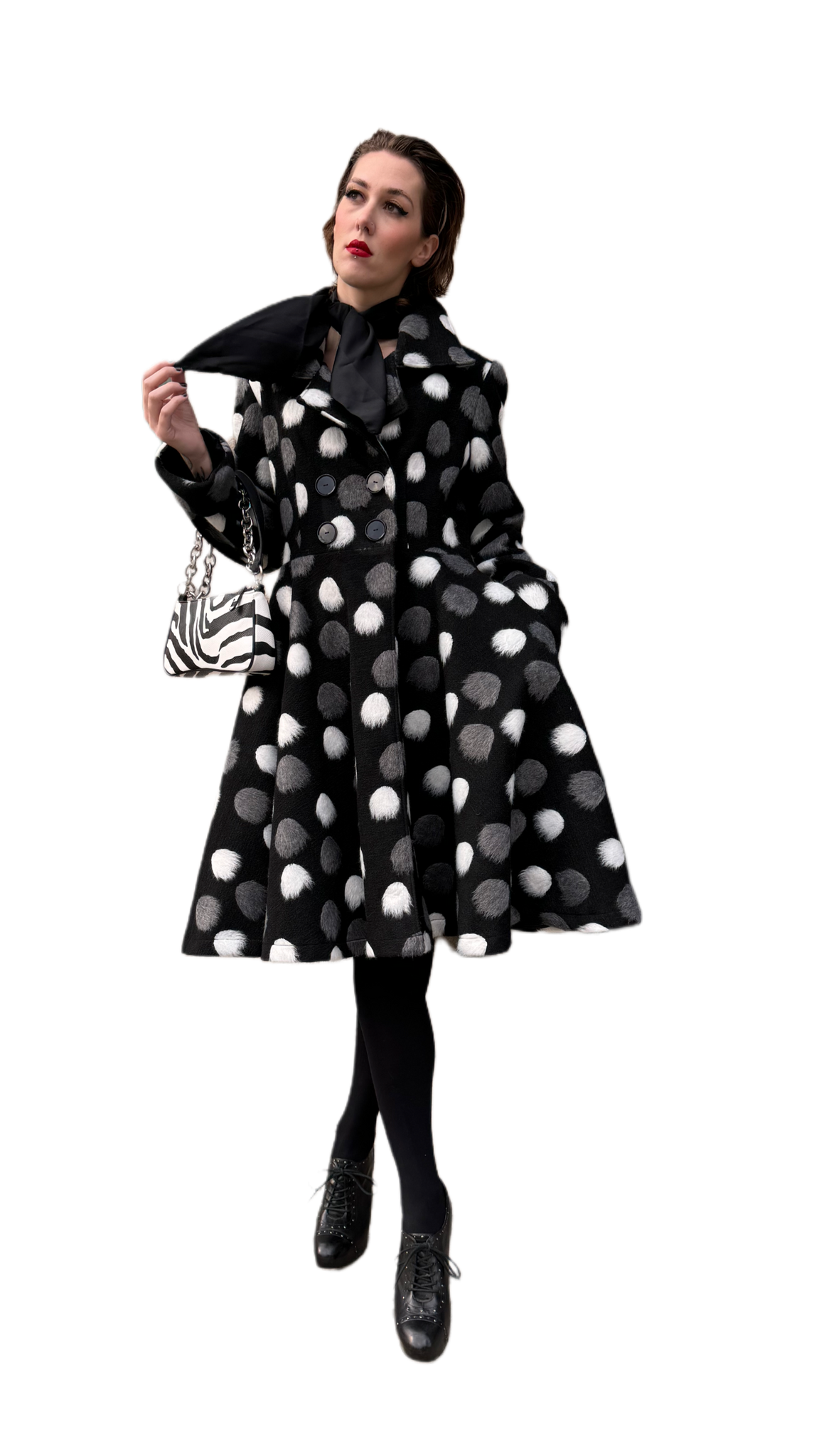 Jane Coat - Polka Dots – Blackbird Studios Canada