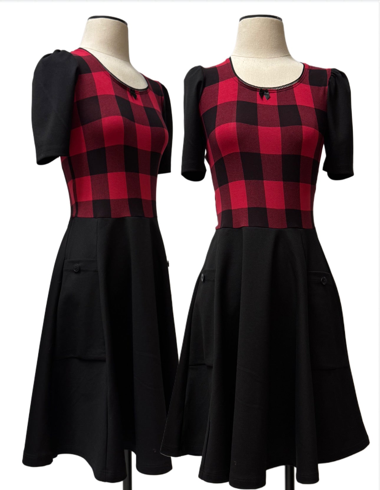 Tia Dress-Buffalo Check – Blackbird Studios Canada